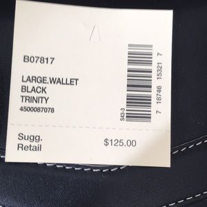 Cole Haan | Bags | Nwt Cole Haan Large Trinity Wallet In Box Black ...